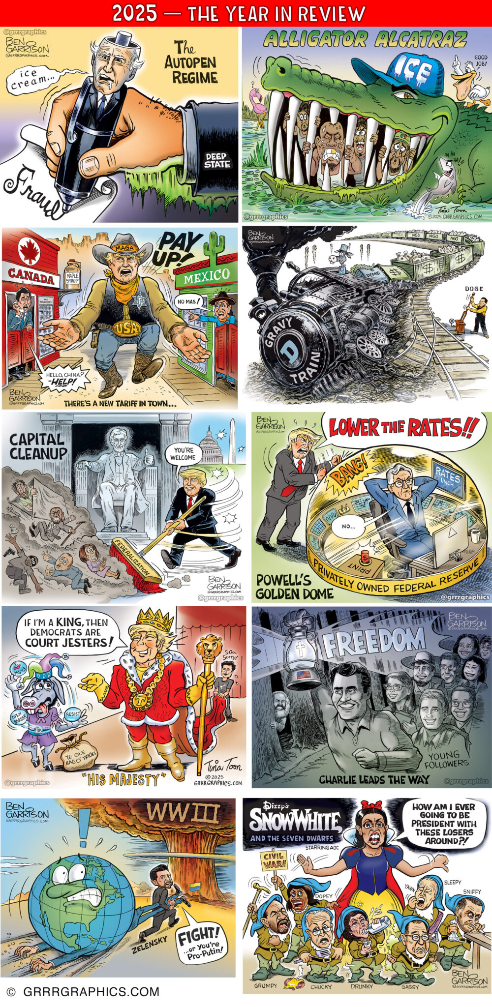 2025 Year in Review Cartoons – GrrrGraphics